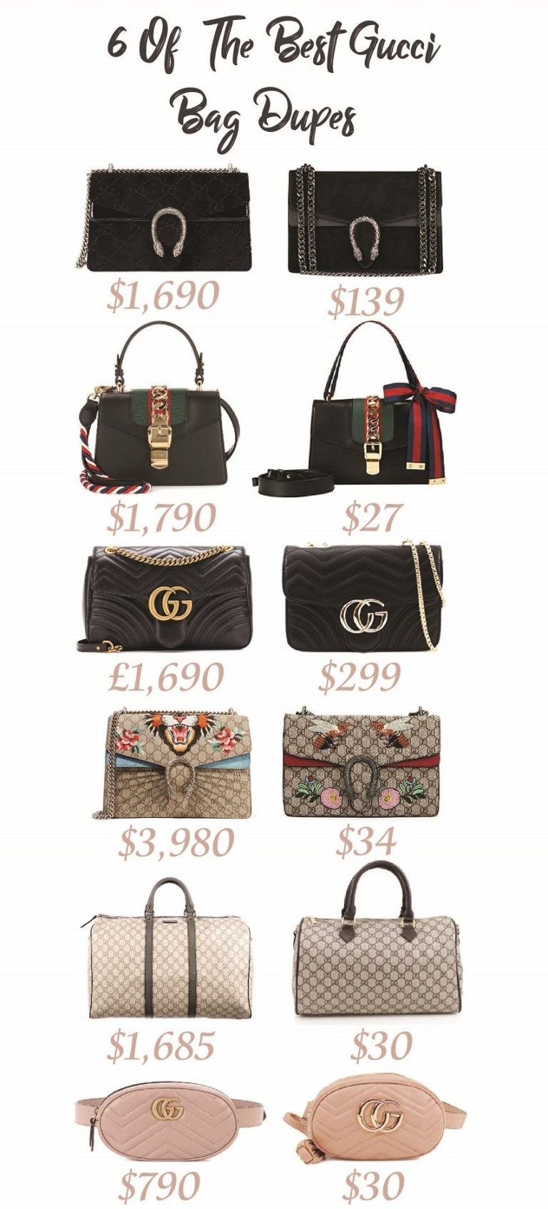 6 Of The Best Affordable Gucci Bag Dupes - Luxe Dupes