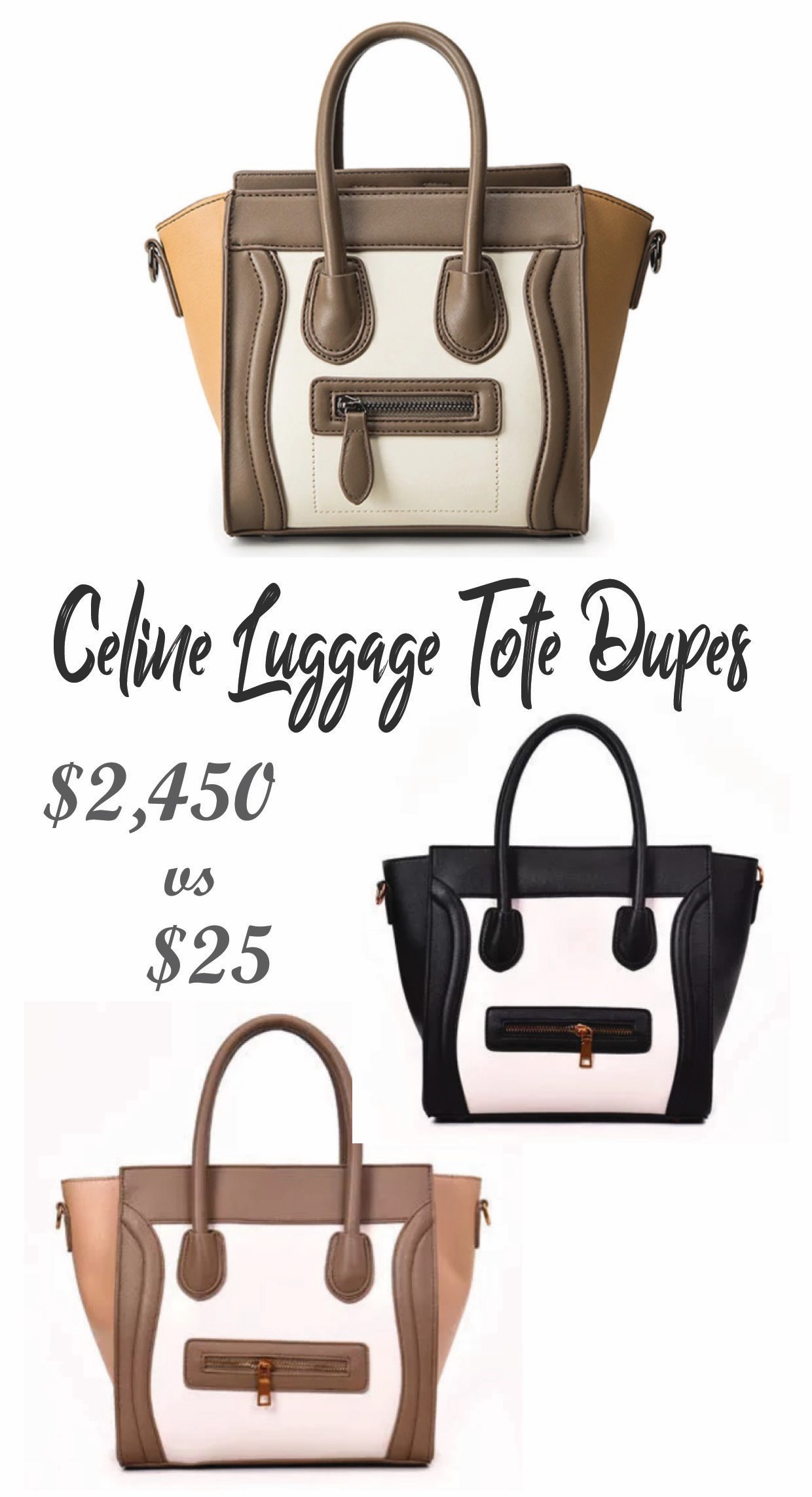 Celine Luggage Tote Dupes | Luxury For Less - Luxe Dupes